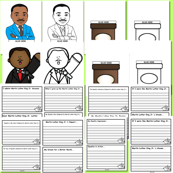 Martin Luther King Jr. Writing Craft in Spanish |Martin Luther King ...