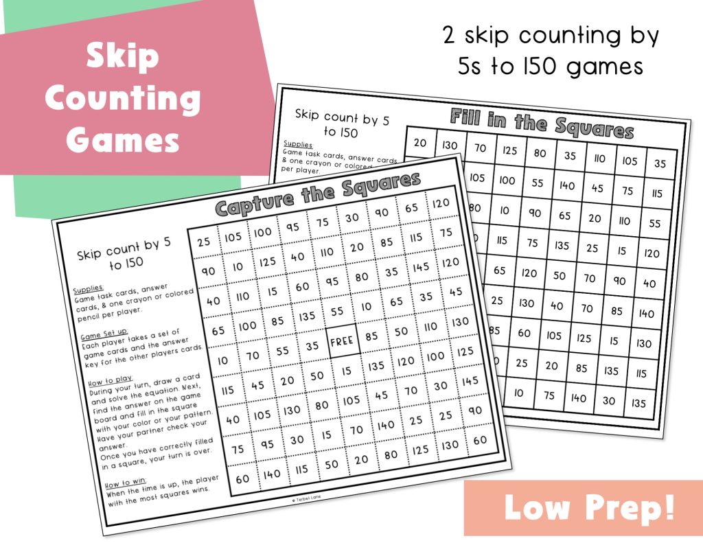 Skip Counting By 5 Games - Made By Teachers