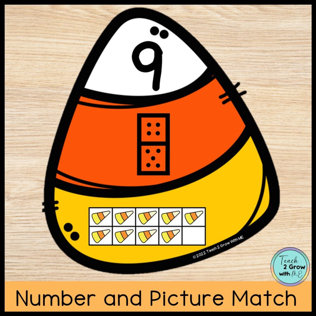 Halloween Numbers 0-10 Candy Corn Puzzles for Kindergarten & 1st grades ...