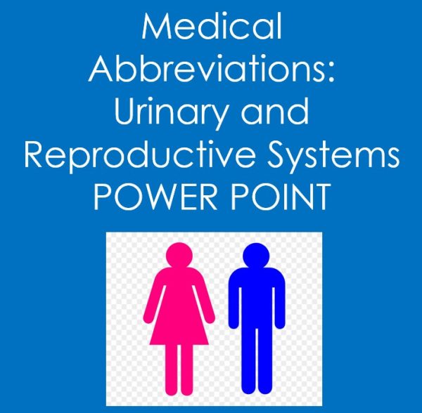 Medical Abbreviations: Urinary and Reproductive Systems POWER POINT ...
