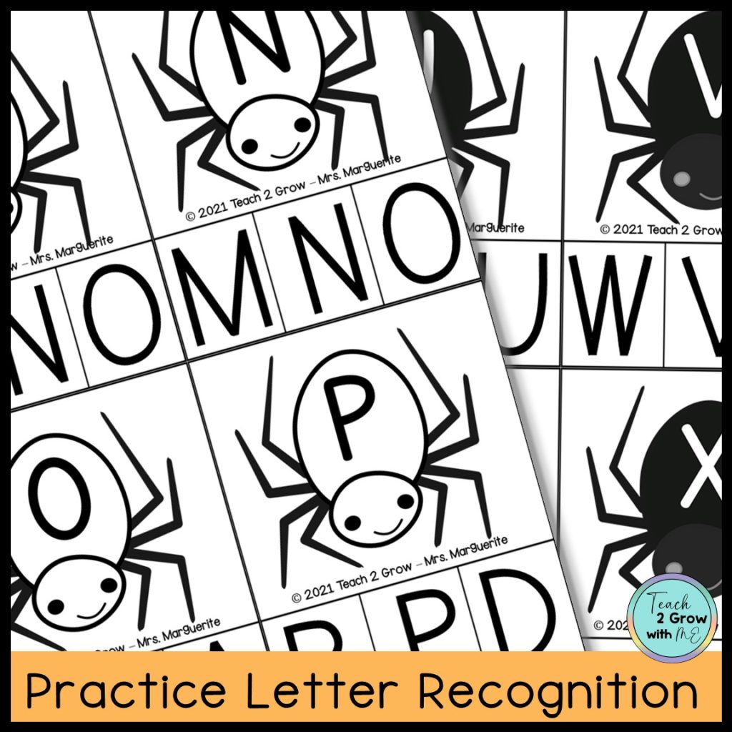 Halloween Letter Recognition Clip Cards BUNDLE | Made By Teachers