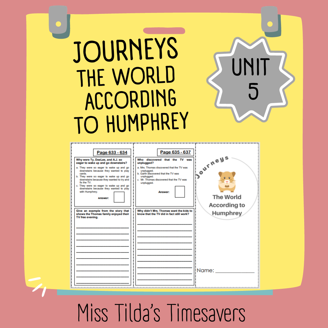 Scaredy Squirrel - Grade 3 HMH into Reading - Made By Teachers