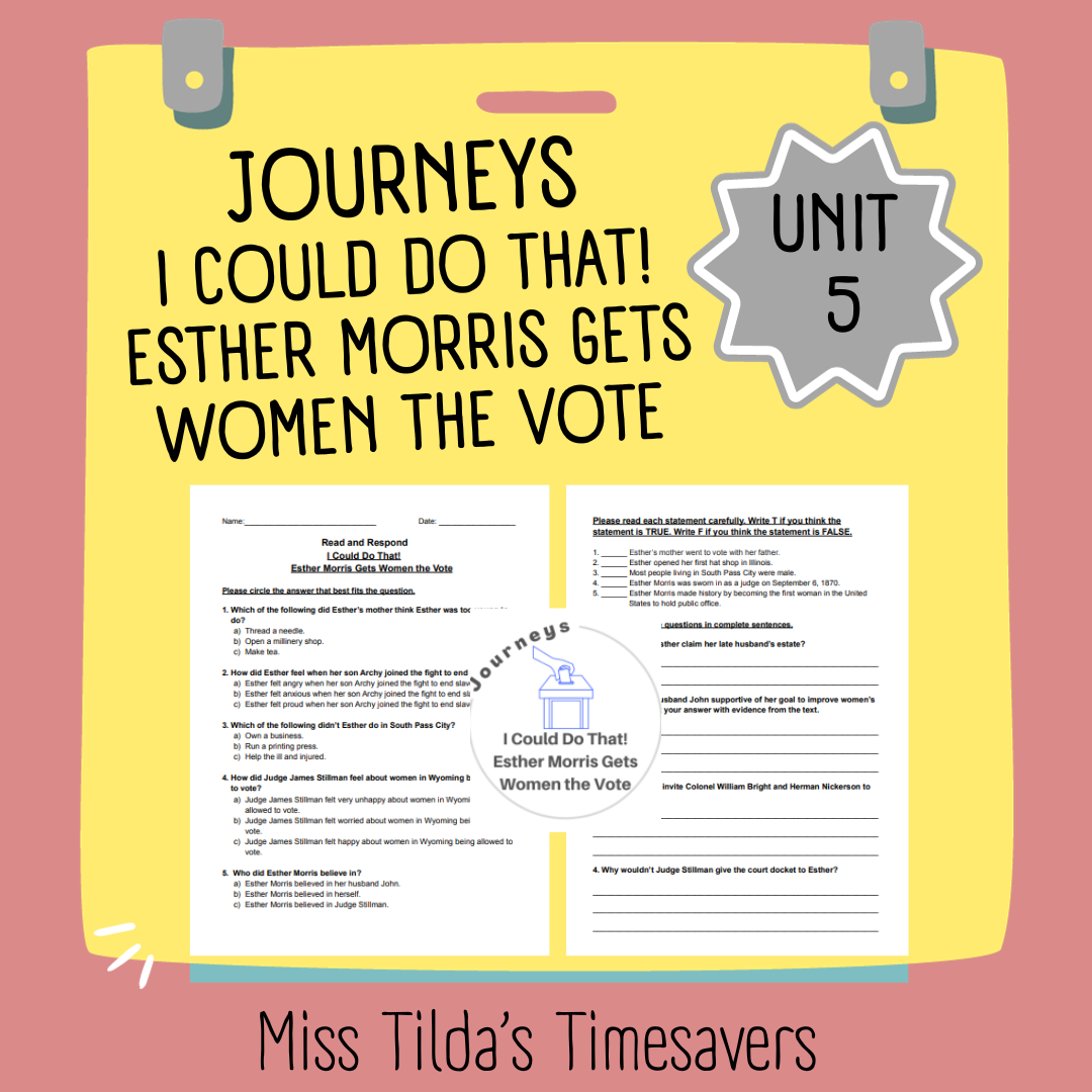 Grade 5 HMH into Reading Quiz: Module 3 | Made By Teachers