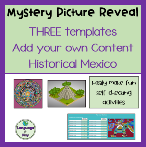 Add Your Own Content 3 Digital Mystery Picture Templates - Historical ...
