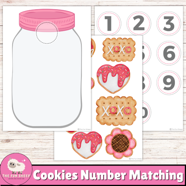 Counting Cookies Activity | Cookie Jar Math Game - Math Center Activity ...