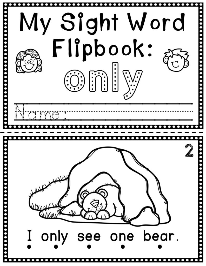 Sight Word Flip Book (Flipbook) - ONLY | Made By Teachers