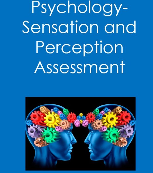 Psychology: Sensation and Perception Assessment/Test | Made By Teachers