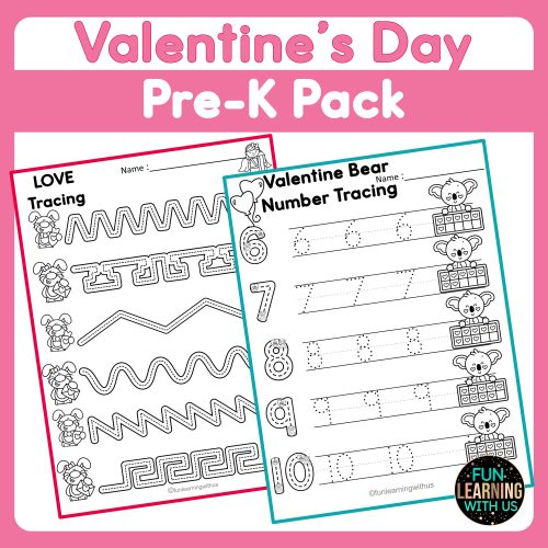 Valentines day Preschool & Pre-K Pack Activity | February Morning Work ...