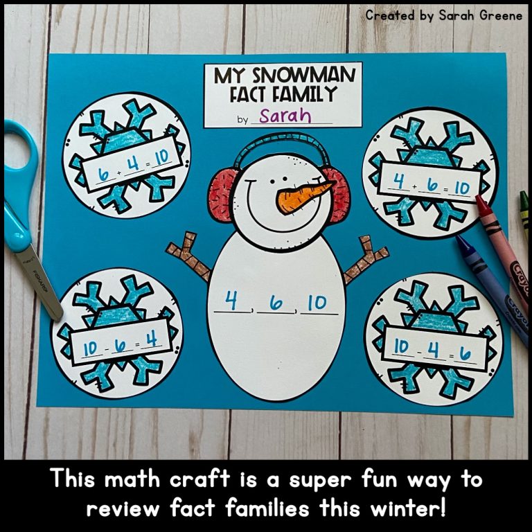 Winter Fact Family Craft - Made By Teachers