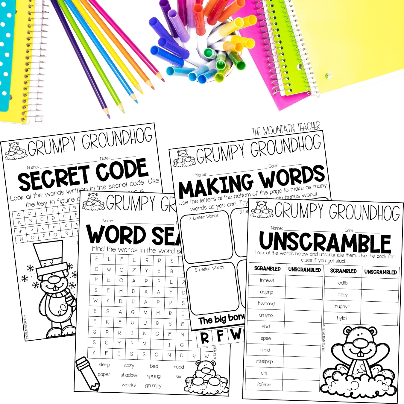 Grumpy Groundhog Activities Groundhog Day Read Aloud Reading ...