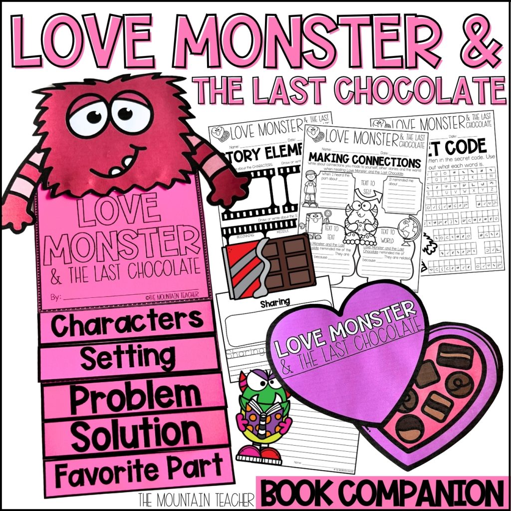 Love Monster and the Last Chocolate Activities Valentine's Day Read ...