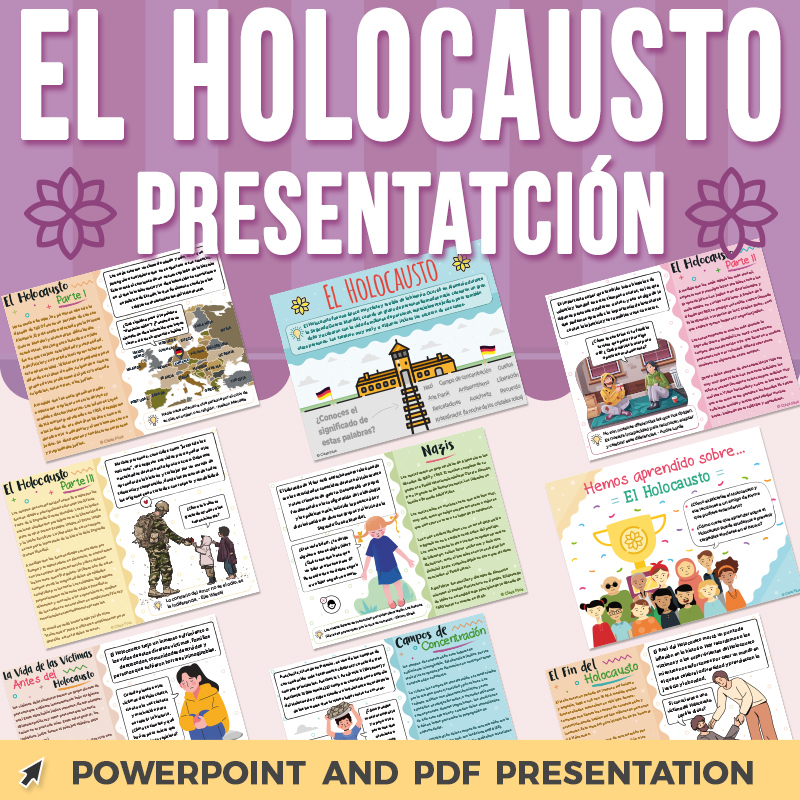 Holocausto Actividades Collection BUNDLE: PowerPoint, Escritura y ...