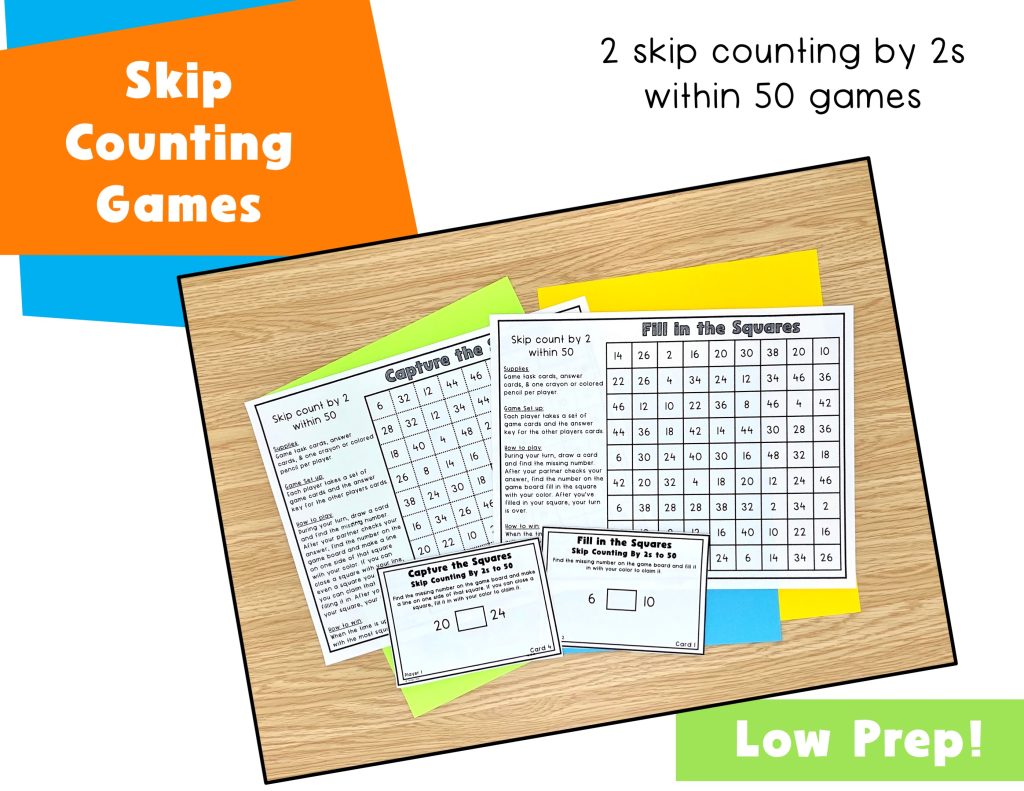 Skip Counting By 2 Games - Made By Teachers