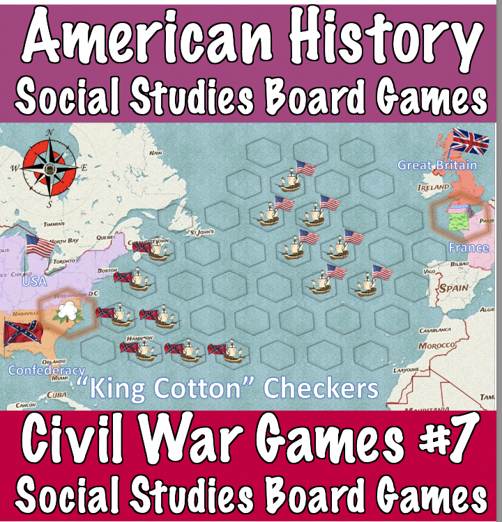 Civil War Board Games #11 The End of Slavery (Social Studies, American ...