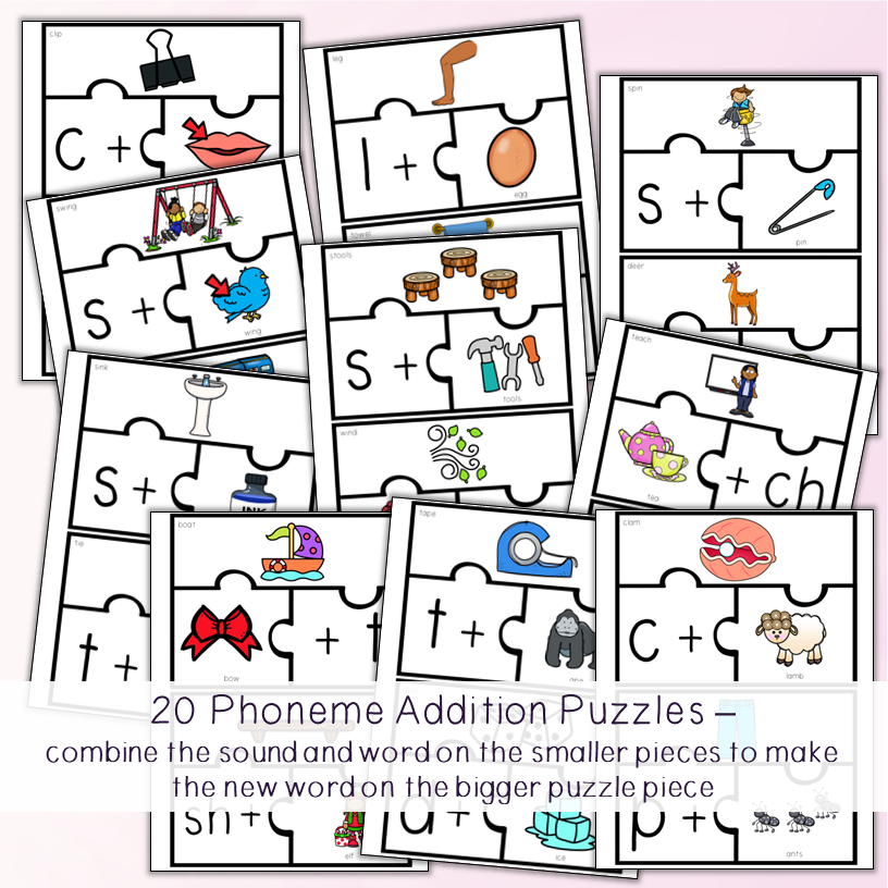 Deleting and Adding Phonemes Phonological Awareness Games and ...