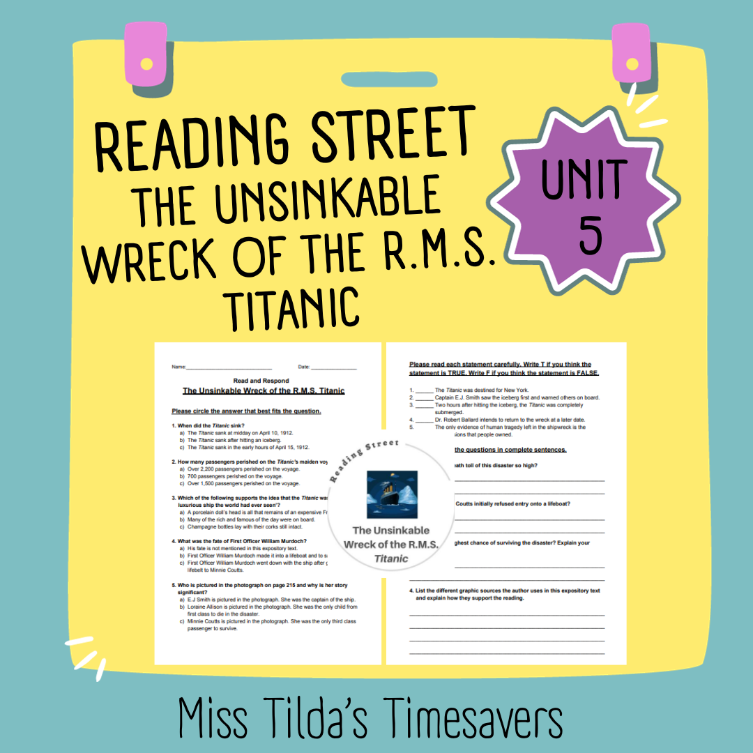 Grade 3 Reading Street Unit 3 PowerPoint Assessment Pack | Made By Teachers