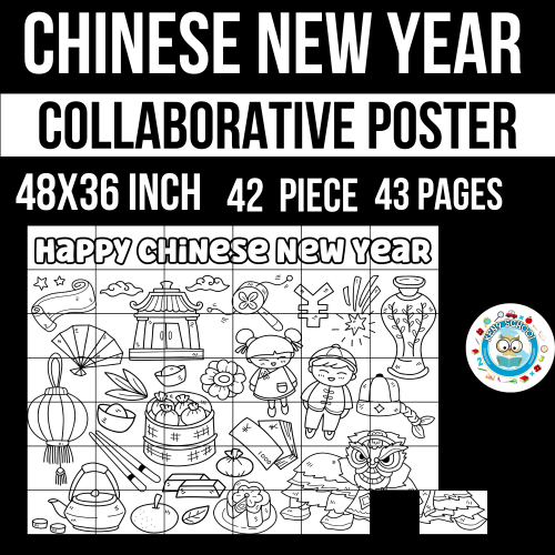 Chinese New Year Collaborative Poster|Lunar New Year Activity | Made By ...