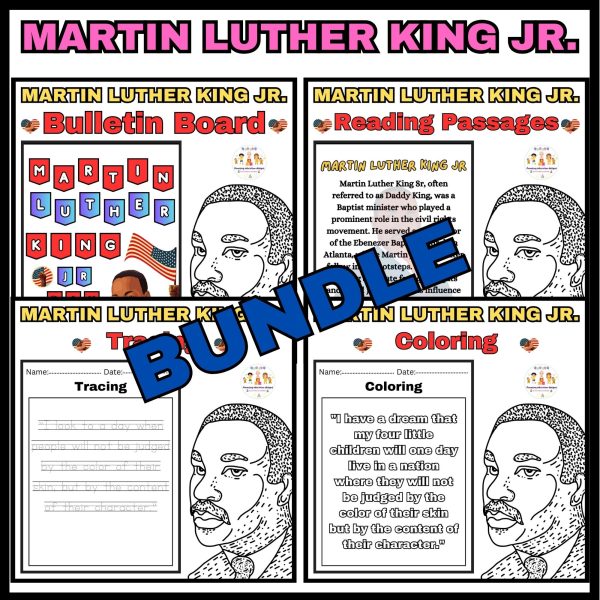 Amazing Activities BUNDLE Worksheets Martin Luther King Jr. | Made By ...