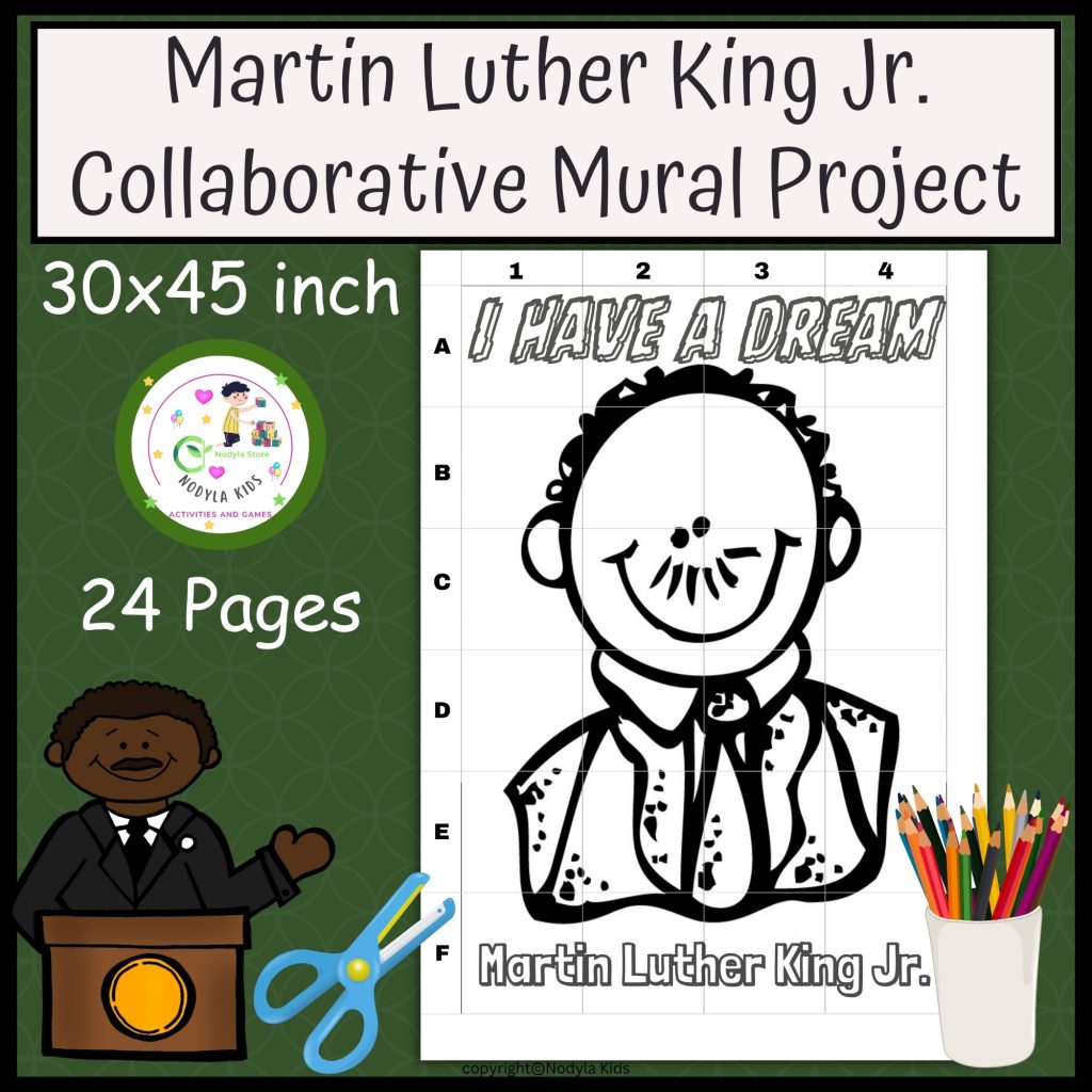 Martin Luther King Collaborative Poster | Engaging Activity for MLK Day ...