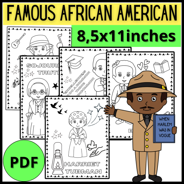 february black history month coloring pages february black history ...