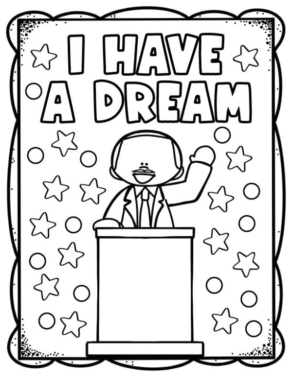 Martin Luther King Jr. Coloring Pages - MLK Day - Made By Teachers