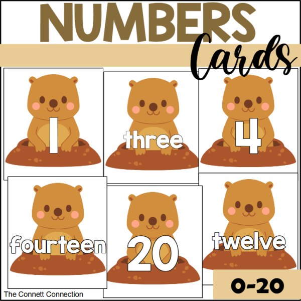 Groundhog's Day Alphabet and Number Cards and Puzzles - Made By Teachers
