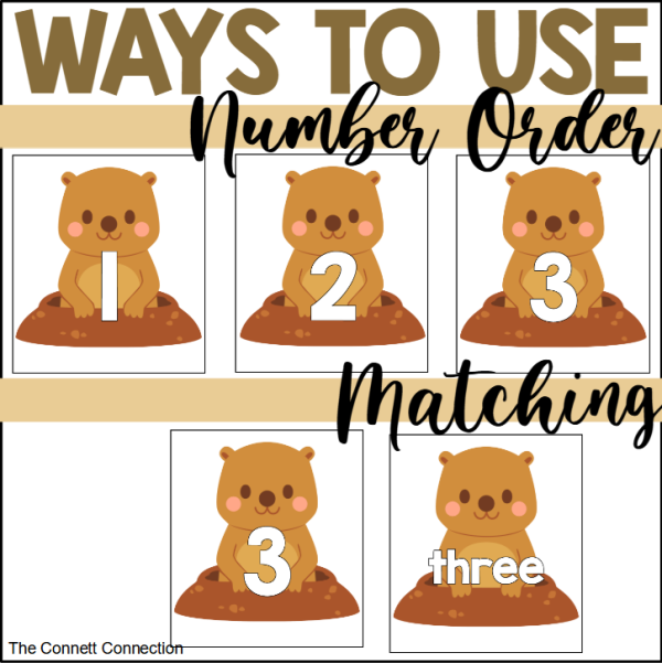 Groundhog's Day Alphabet and Number Cards and Puzzles - Made By Teachers