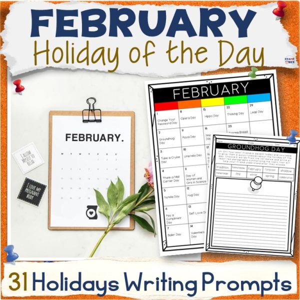 February Bell Ringers - Holiday of the Day Writing Prompts Daily ...
