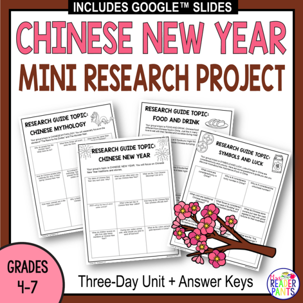 Chinese New Year Research Activity - Updated for 2024 Year of the ...