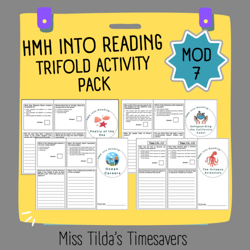 6th Grade HMH into Reading Activity Pack - Module 7 | Made By Teachers
