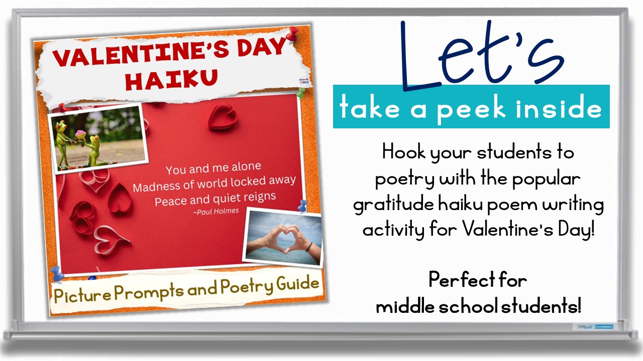 Valentine's Day Haiku Poetry Lesson - Love Poem Writing Activity ...