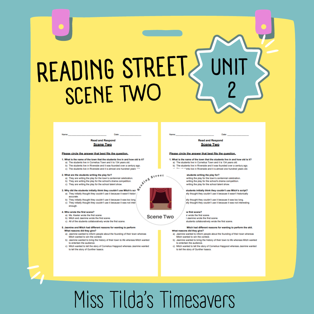 Stage Fright Quiz - Grade 5 Wonders - Made By Teachers