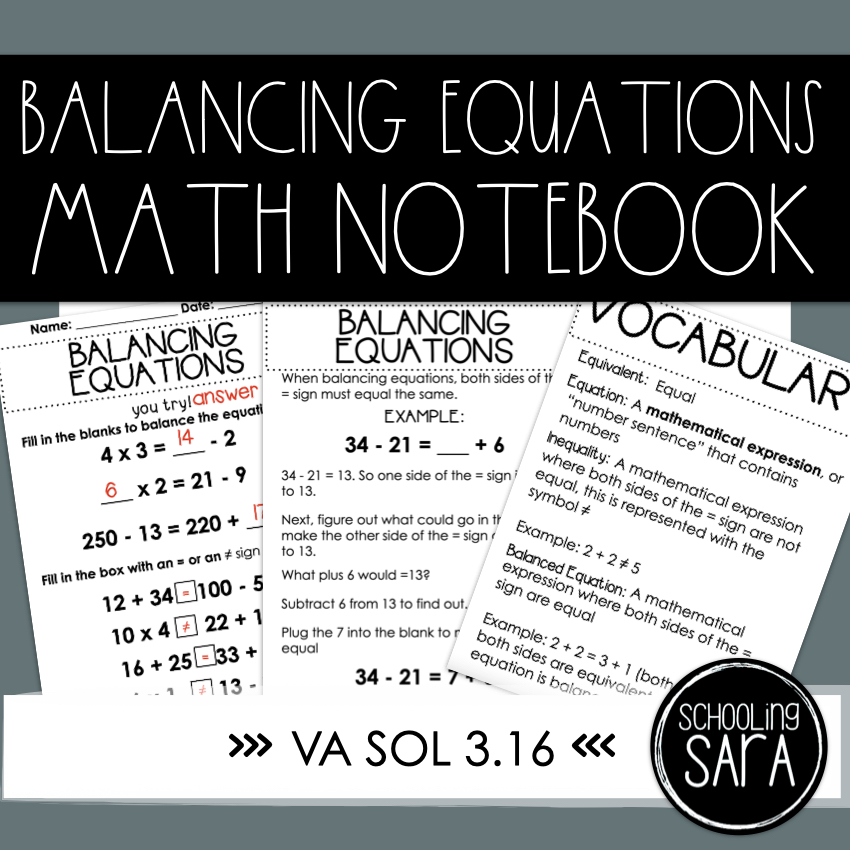 Area and Perimeter Math Notebook | VA SOL 3.MG.2 | Digital and Print ...