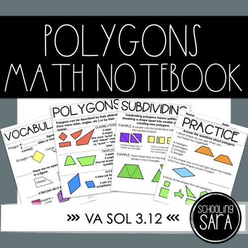 Identifying, Subdividing, Combining Polygons Interactive Notebook | VA ...
