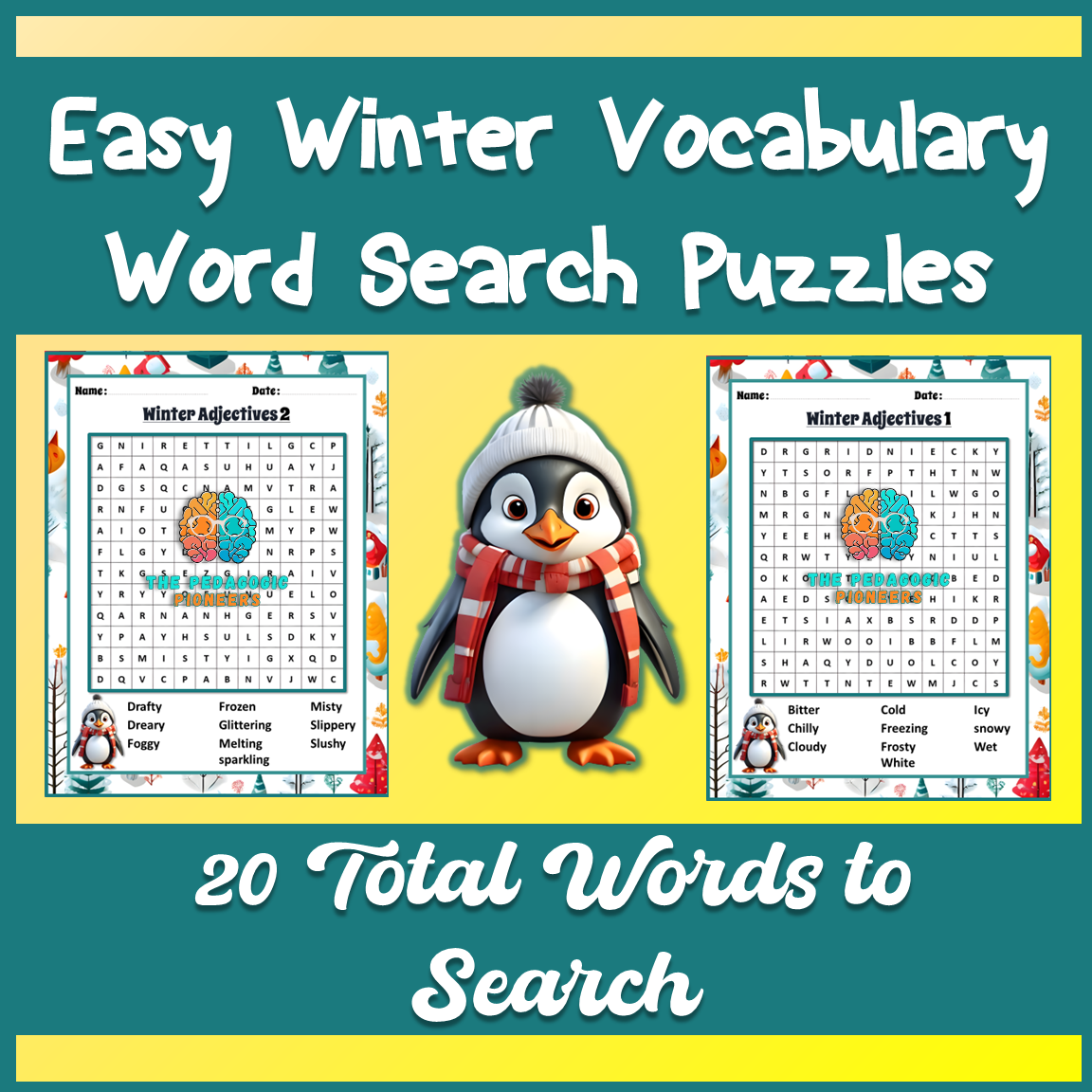 Winter Wonderland Words: A Penguin-Themed Vocabulary Extravaganza ...