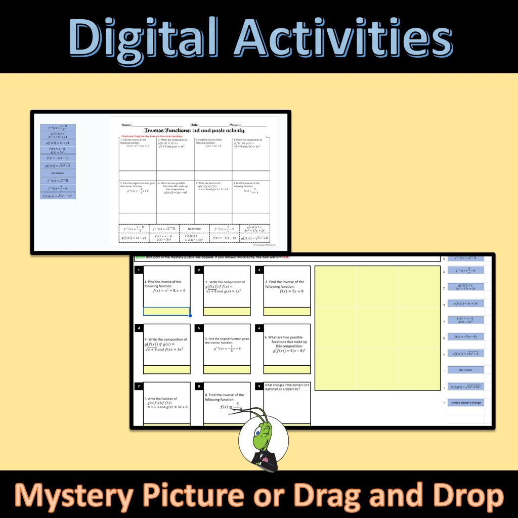 Inverse and Composition Functions Cut and Paste | Google | AP ...