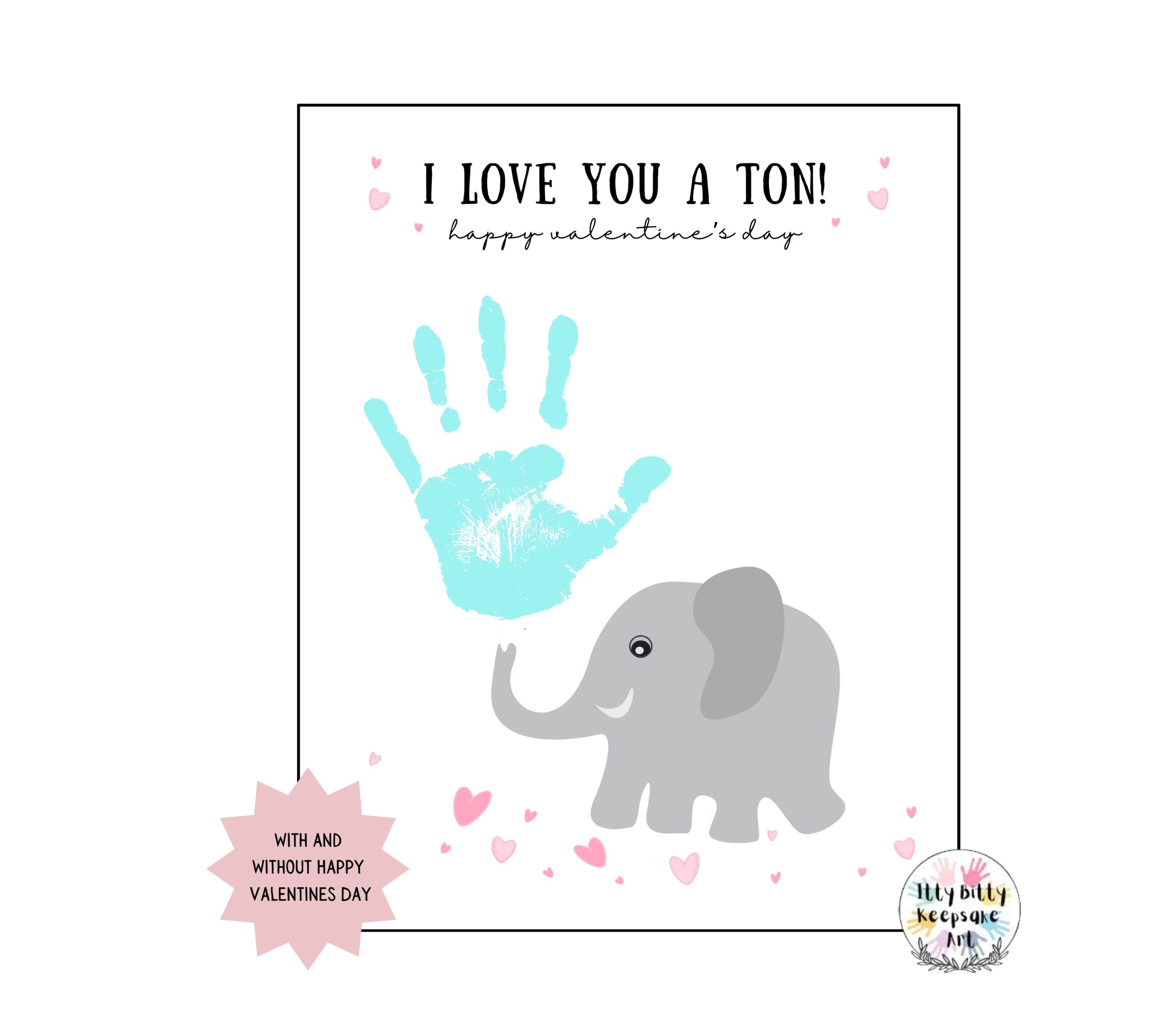 Letter F Handprint Art Craft Printable Template / F is for Flower ...