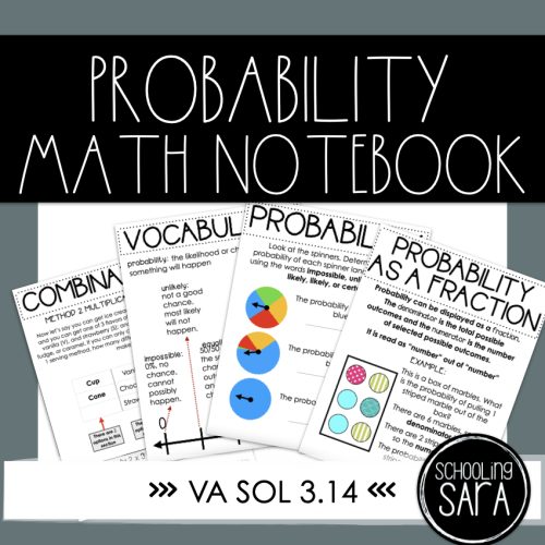 Probability Interactive Notebook | VA SOL 3.14 | Digital & Print - Made ...