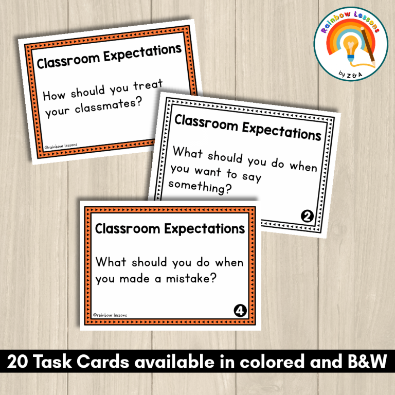 Reviewing Expectations After Winter Break | Classroom Expectations ...