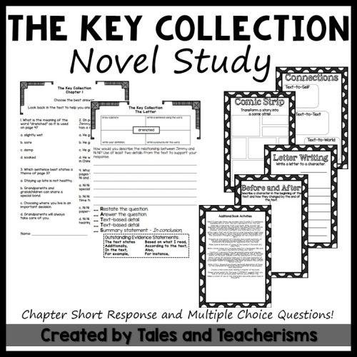 The Key Collection Novel Study, Text-Dependent Questions, Vocabulary ...