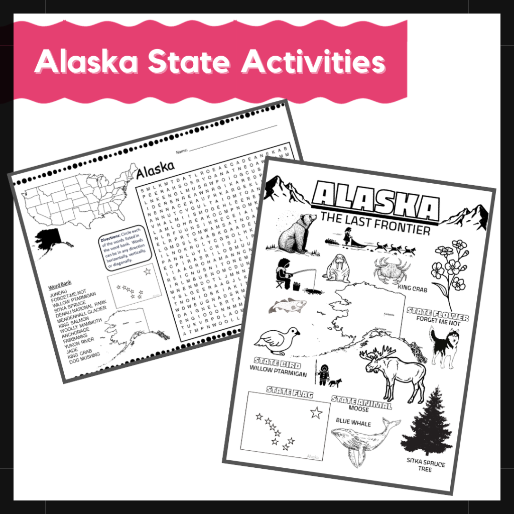 Alaska State Activities | US State Research and Informational Text ...
