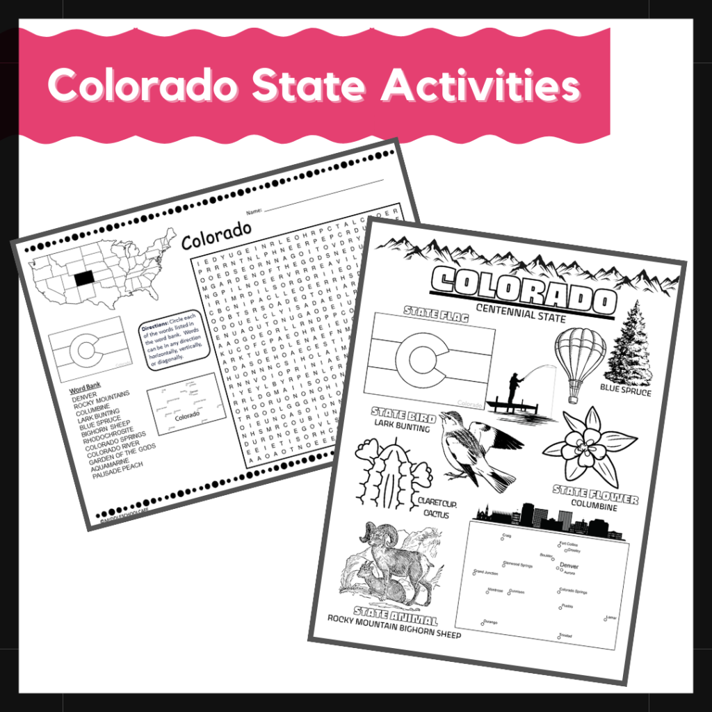 Colorado State Activities | US State Research and Informational Text ...