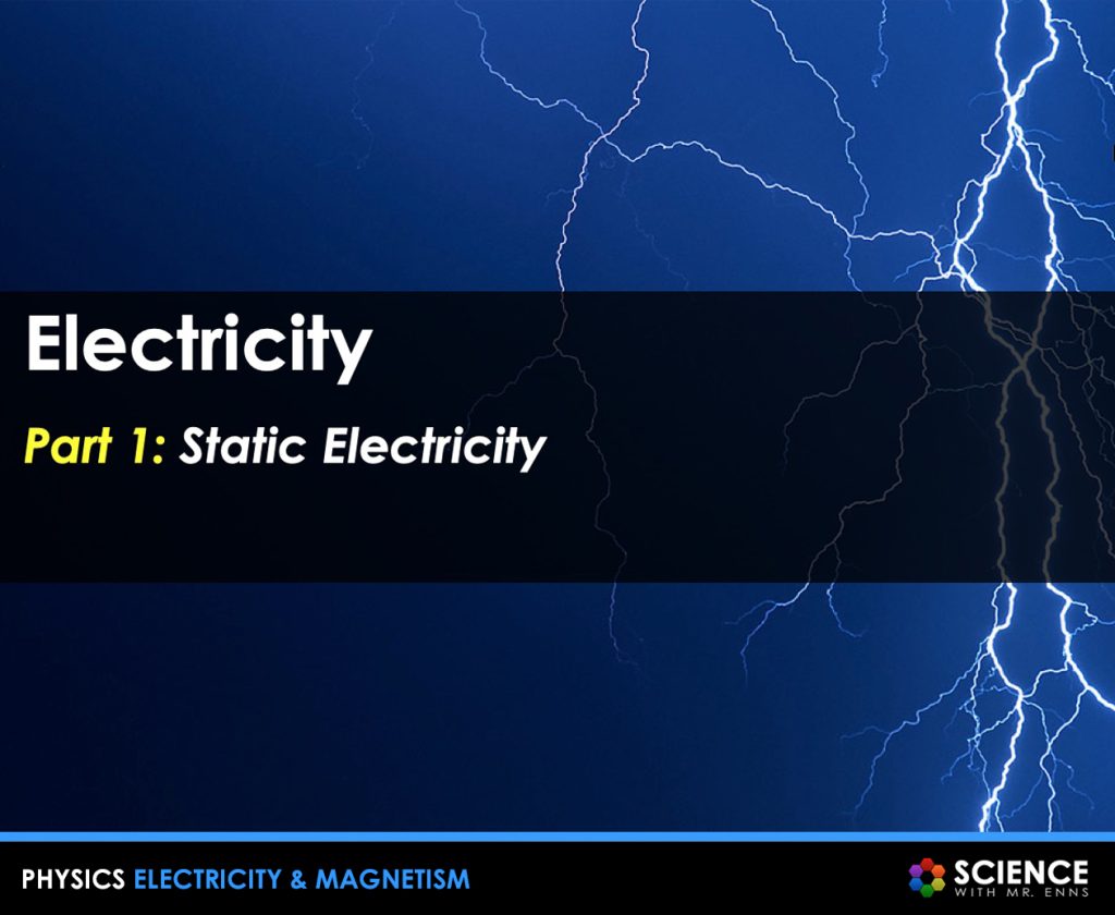 Electricity Static & Current Unit Presentation PPT With Student Summary ...