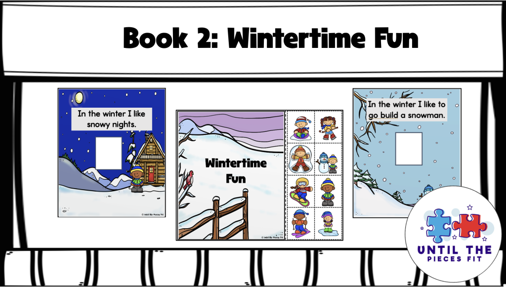 Winter Adapted Books (4 Interactive & adaptive books matching, clothing ...
