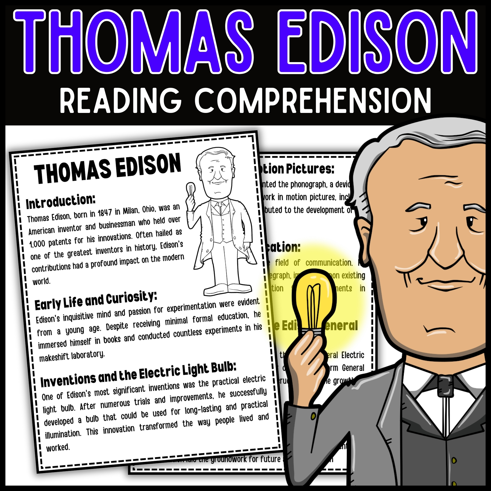 Betty Holberton Reading Comprehension Passage & Questions Women's ...