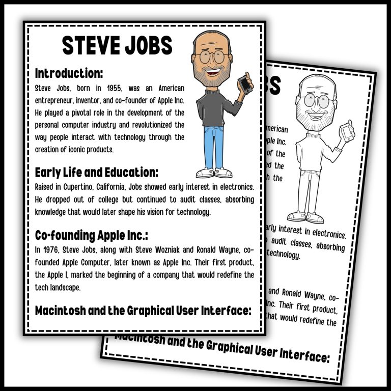 Steve Jobs Reading Comprehension Passage & Questions - Made By Teachers
