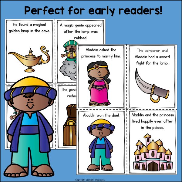 Aladdin Mini Book for Early Readers - Fairy Tales | Made By Teachers