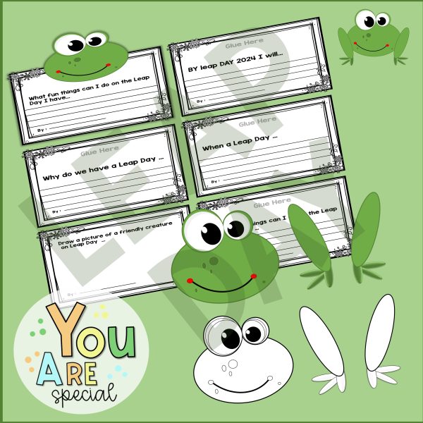 Leap Year 2024 Leap Day 2024 Writing Prompts Frog Craft Activities ...