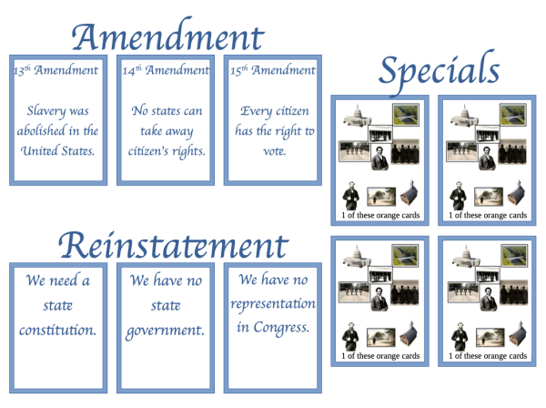 Civil War Board Games #10 Reconstruction (Social Studies, American ...