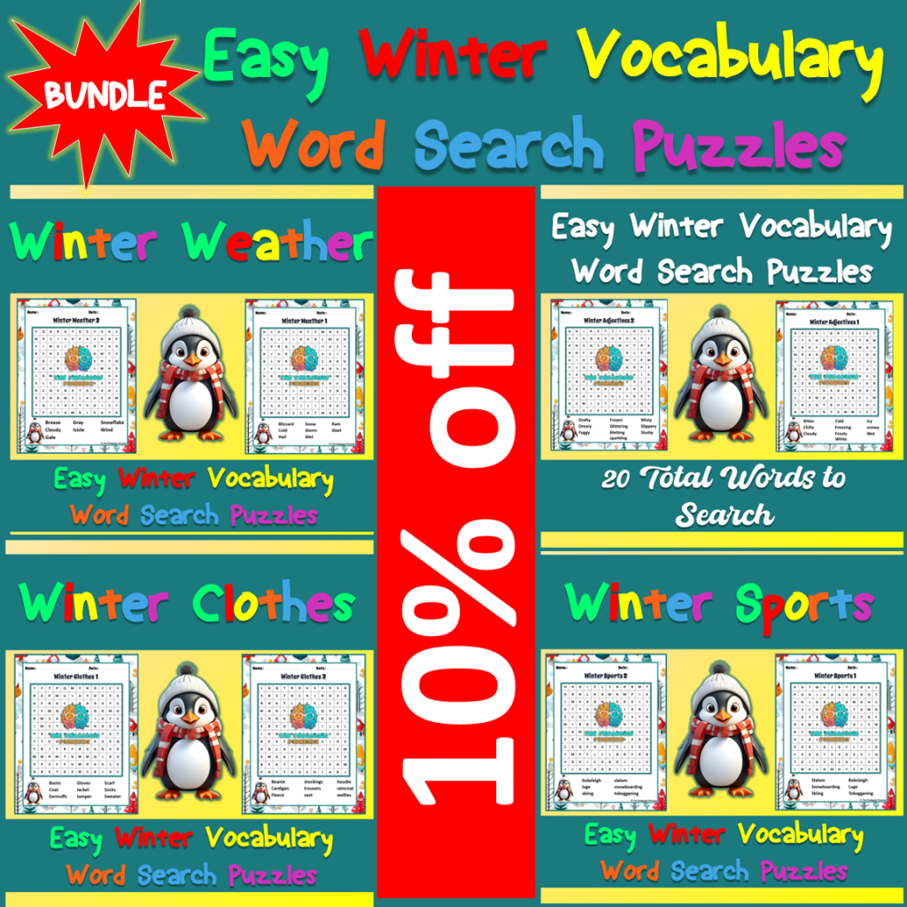 Winter World of Words: A Penguin-Themed Vocabulary Bundle | Made By ...